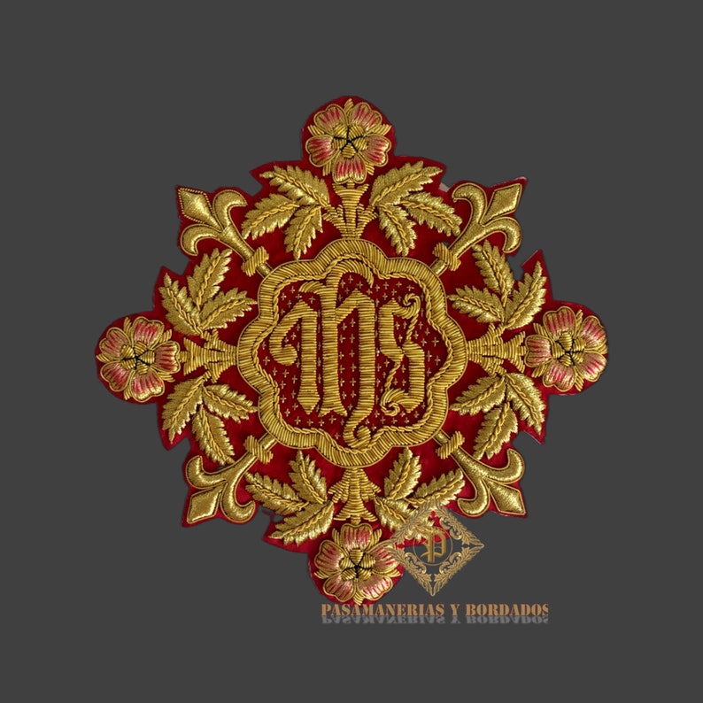 High Quality Hand Made Embroidered IHS Emblem - Etsy