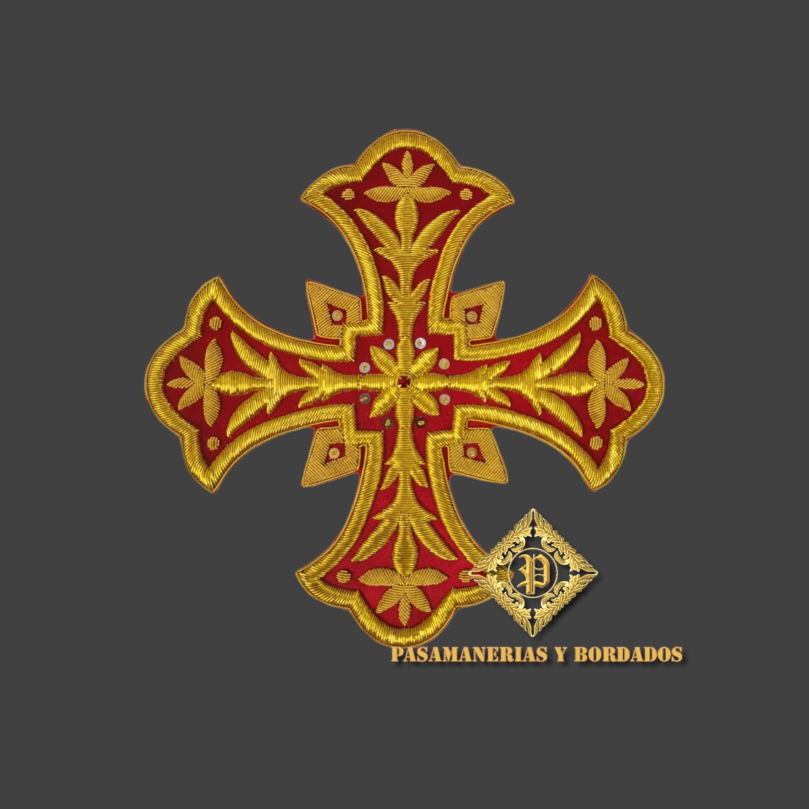 Hand Embroidered Cross for Liturgical Vestments - Etsy
