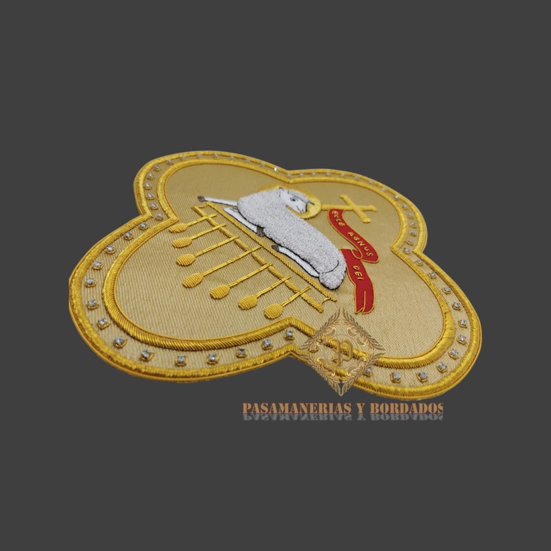 Hand Embroidered agnus Dei Emblem | Etsy