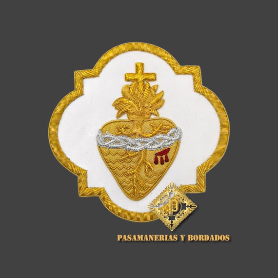 Sacred Heart Emblem for Liturgical Vestments - Etsy
