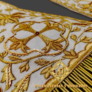 Stola Handmade Metallic Embroidery - Etsy