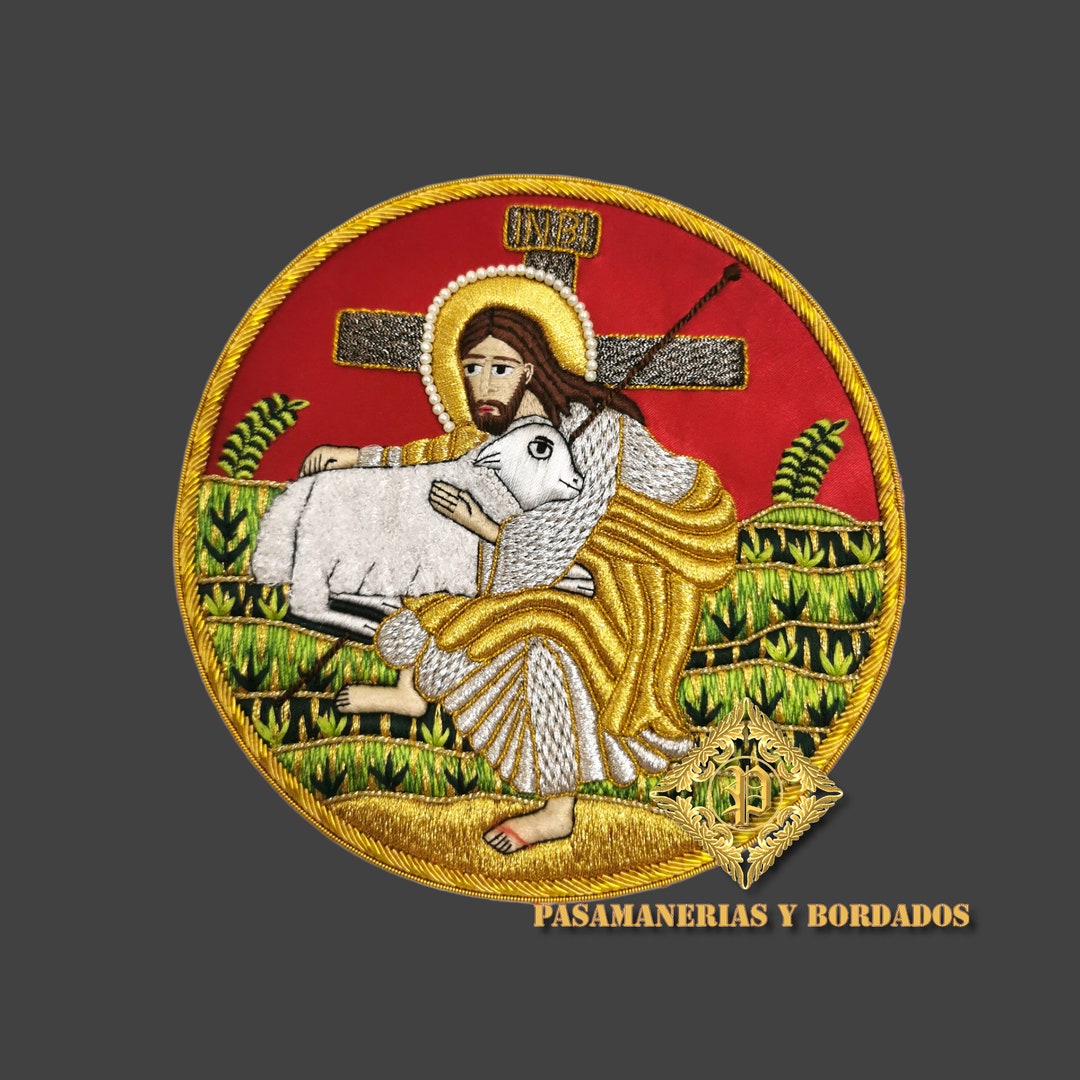 Hand Embroidered Icon - Etsy