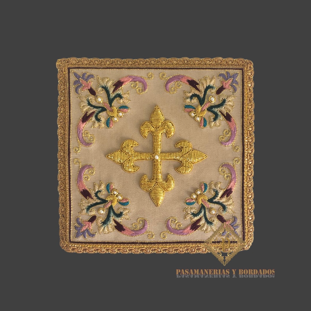 Hand Embroidered Pall 15 X 15cm - Etsy