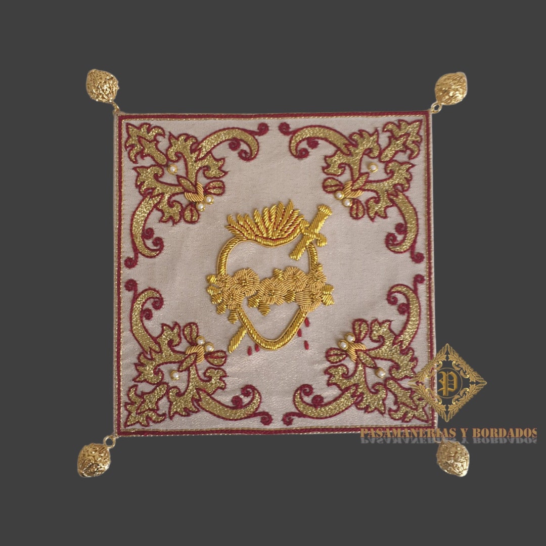 Pall Immaculate Heart of Mary 16 X 16cm - Etsy