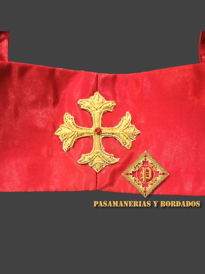 Stola Hand Embroidered Made With Metallic and Bullion Threads. - Etsy