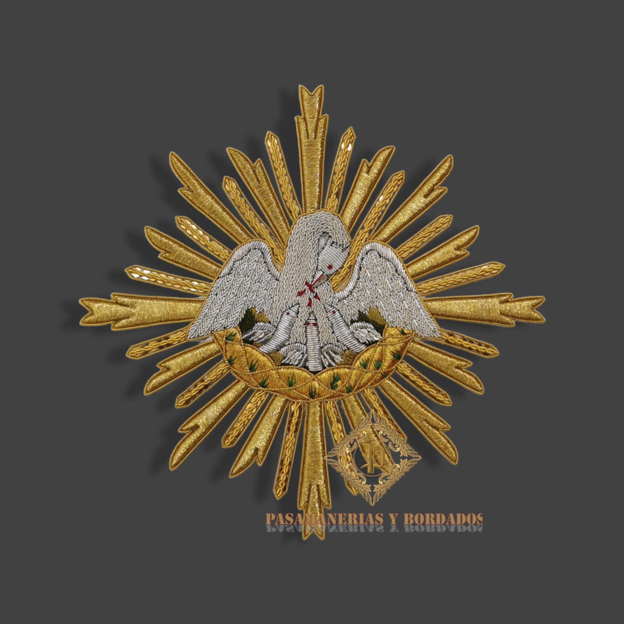 Pelican Emblem Hand Made Metallic | Etsy