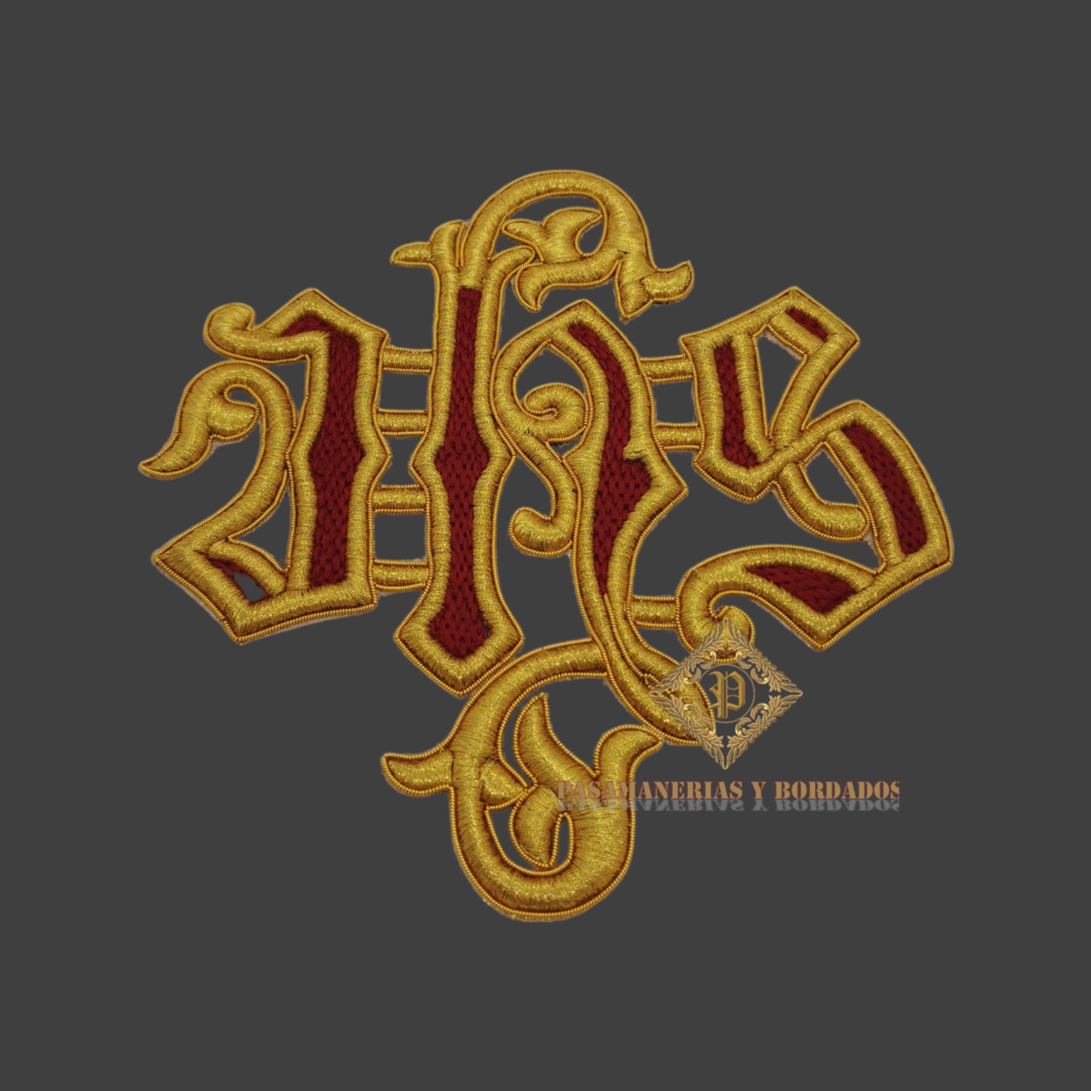 Metallic IHS Emblem | Etsy