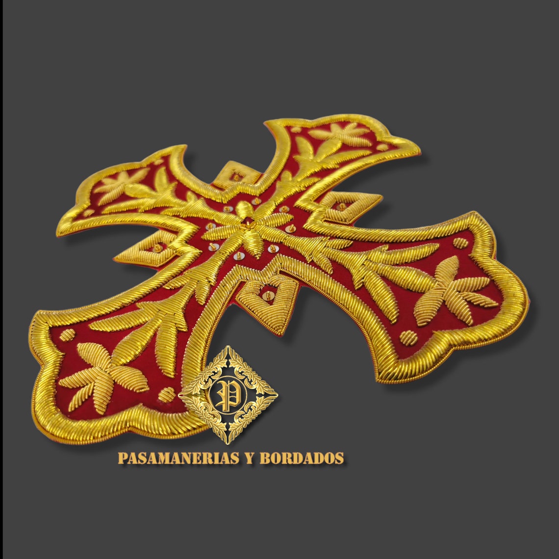 Hand Embroidered Cross for Liturgical Vestments - Etsy
