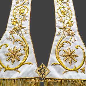 Hand Embroidered Liturgical Stole. Available in All Liturgical Colors ...