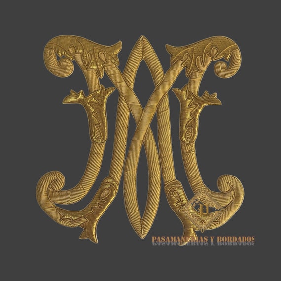 Hand Embroidered Marian Emblem for Liturgical Vestments - Etsy