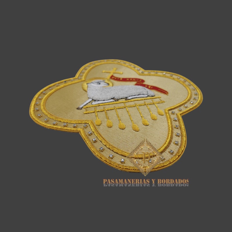 Hand Embroidered agnus Dei Emblem | Etsy