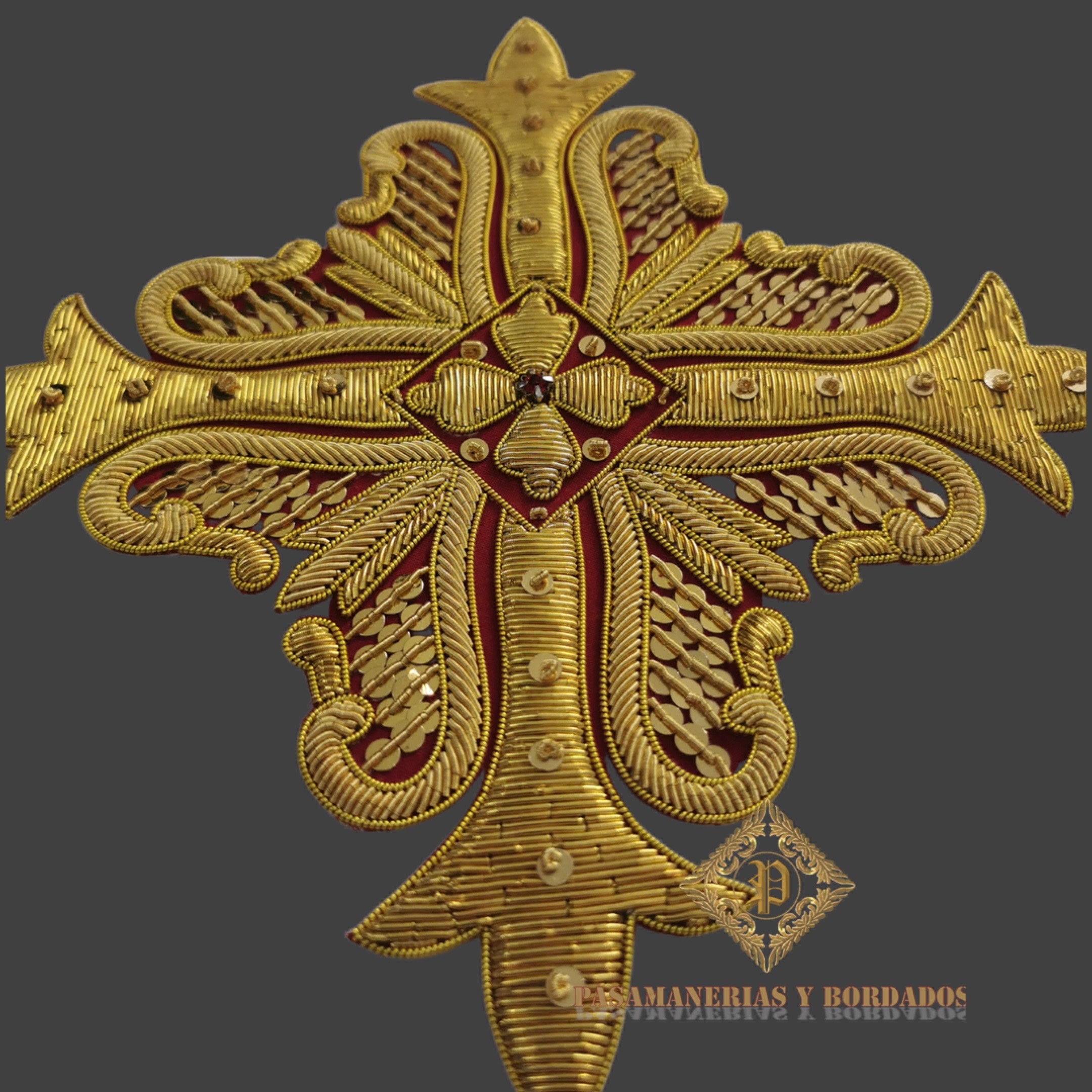Hand Embroidered Cross for Liturgical Vestments - Etsy UK