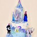 Frozen Inspired Ice Castle Large Cake Topper - Etsy