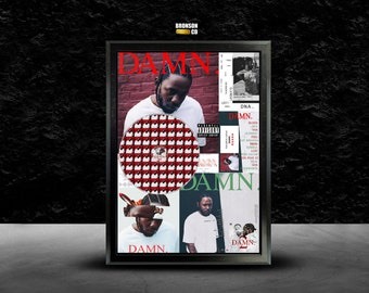 Damn Album Cover Poster - Etsy