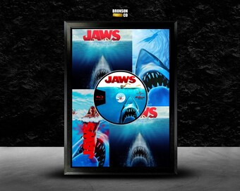 Jaws Poster Framed - Etsy