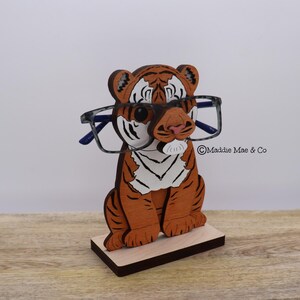Tiger Eyeglass Stand, Personalized Eyeglass Stand, Boho Chic Decor ...
