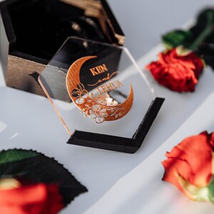 Black Ring Box for Gothic Wedding Ceremony Black Wedding - Etsy