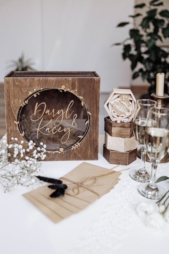 Wedding Envelope Box Ideas Rustic Wedding Card Box