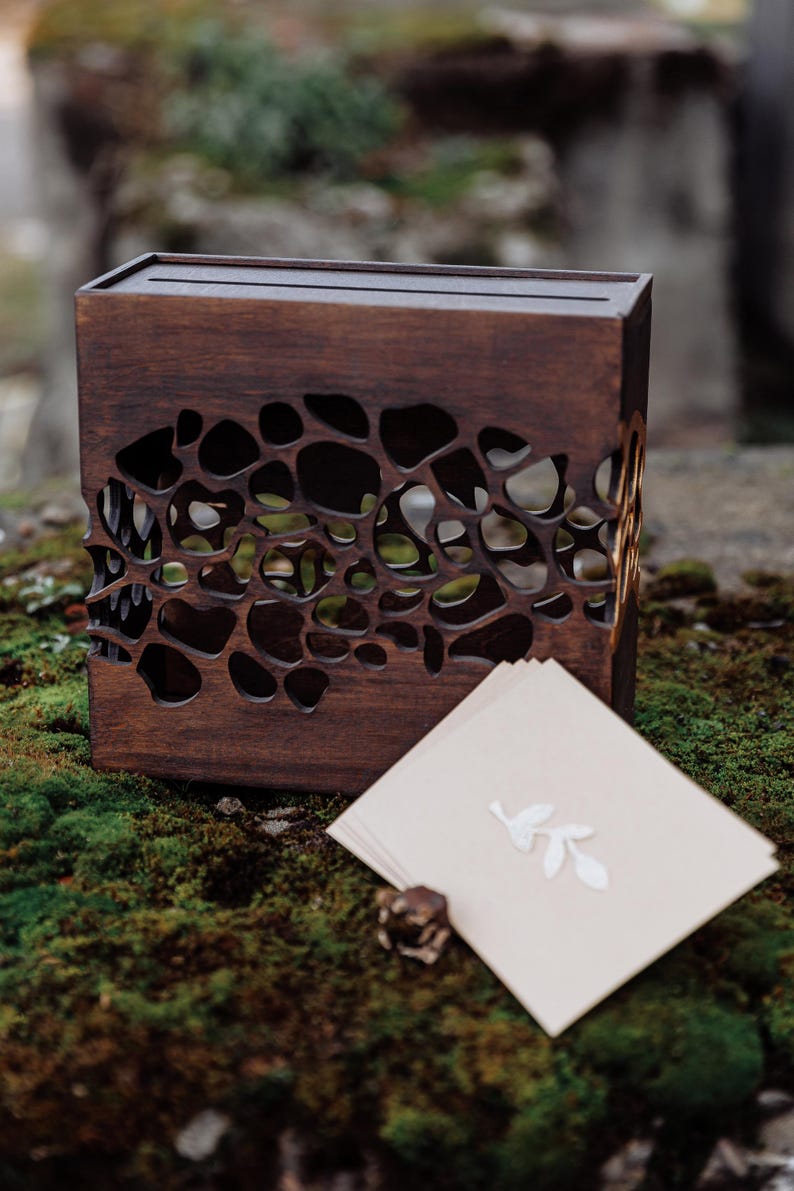 Wooden Wedding Card Box: Enchanted Forest Theme - Etsy