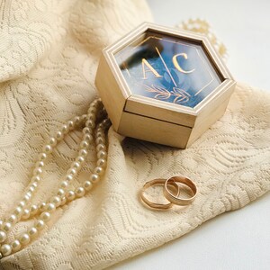 Proposal Engagement Wedding Ring Box With Gold or Silver - Etsy