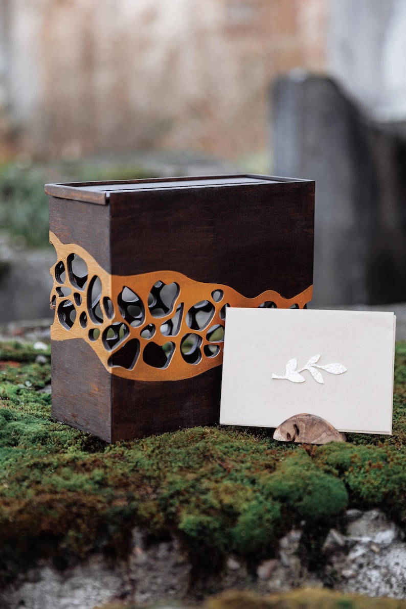 Wooden Wedding Card Box: Enchanted Forest Theme - Etsy