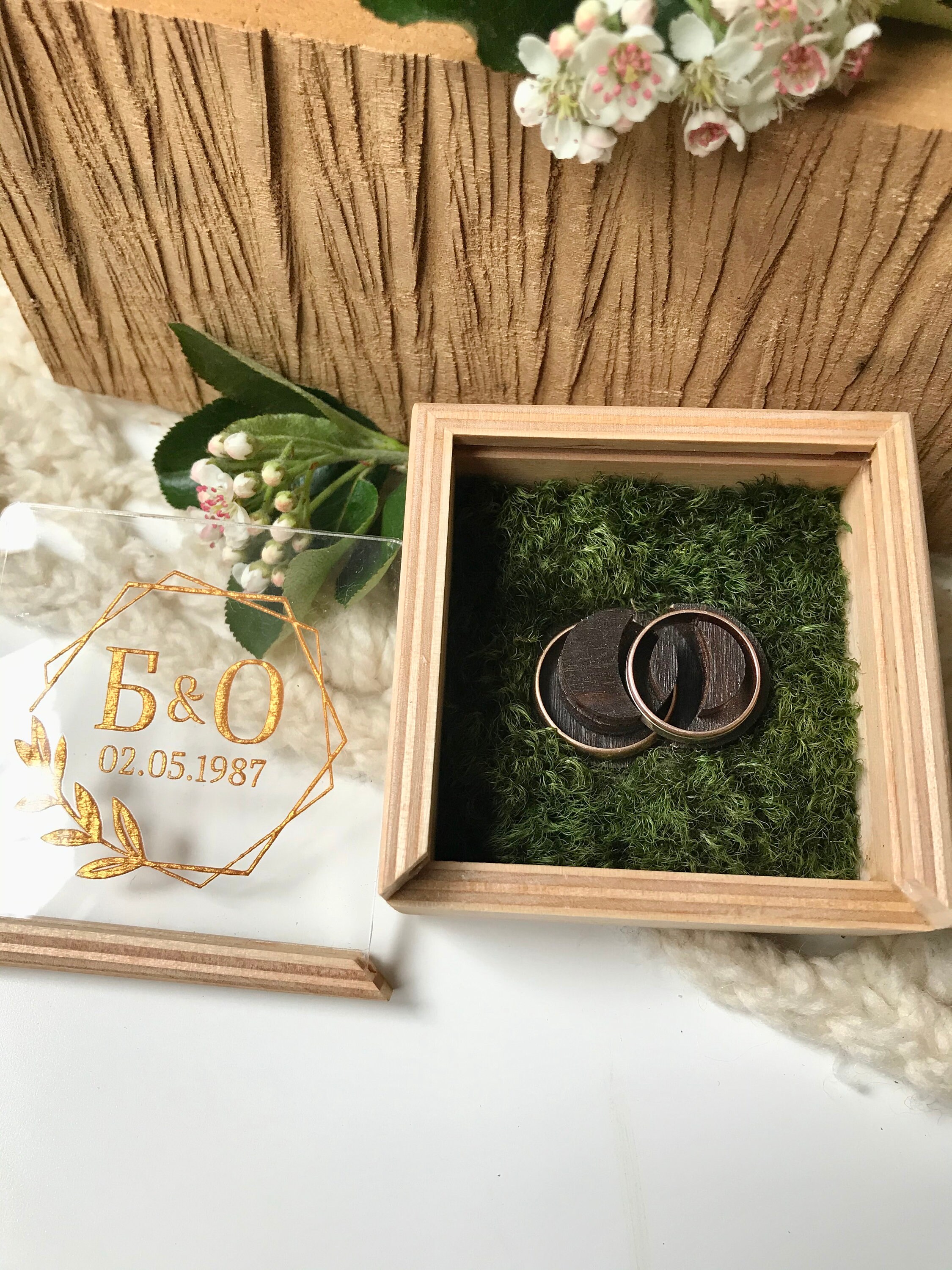Engagement Ring Box Ring Bearer Box Wedding Ring Box Proposal | Etsy