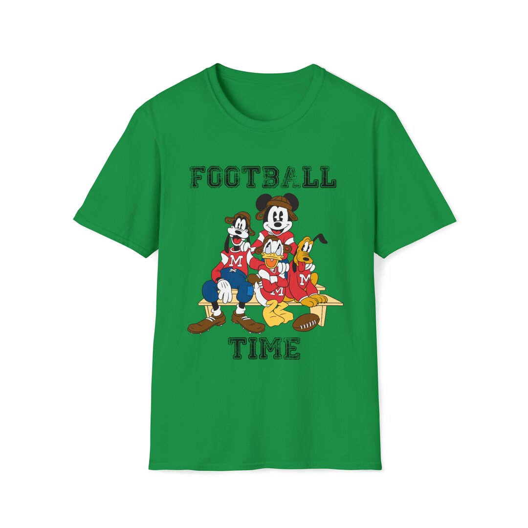 Disney Football Team, Football Time Shirt, Mickey and Friends, Football ...