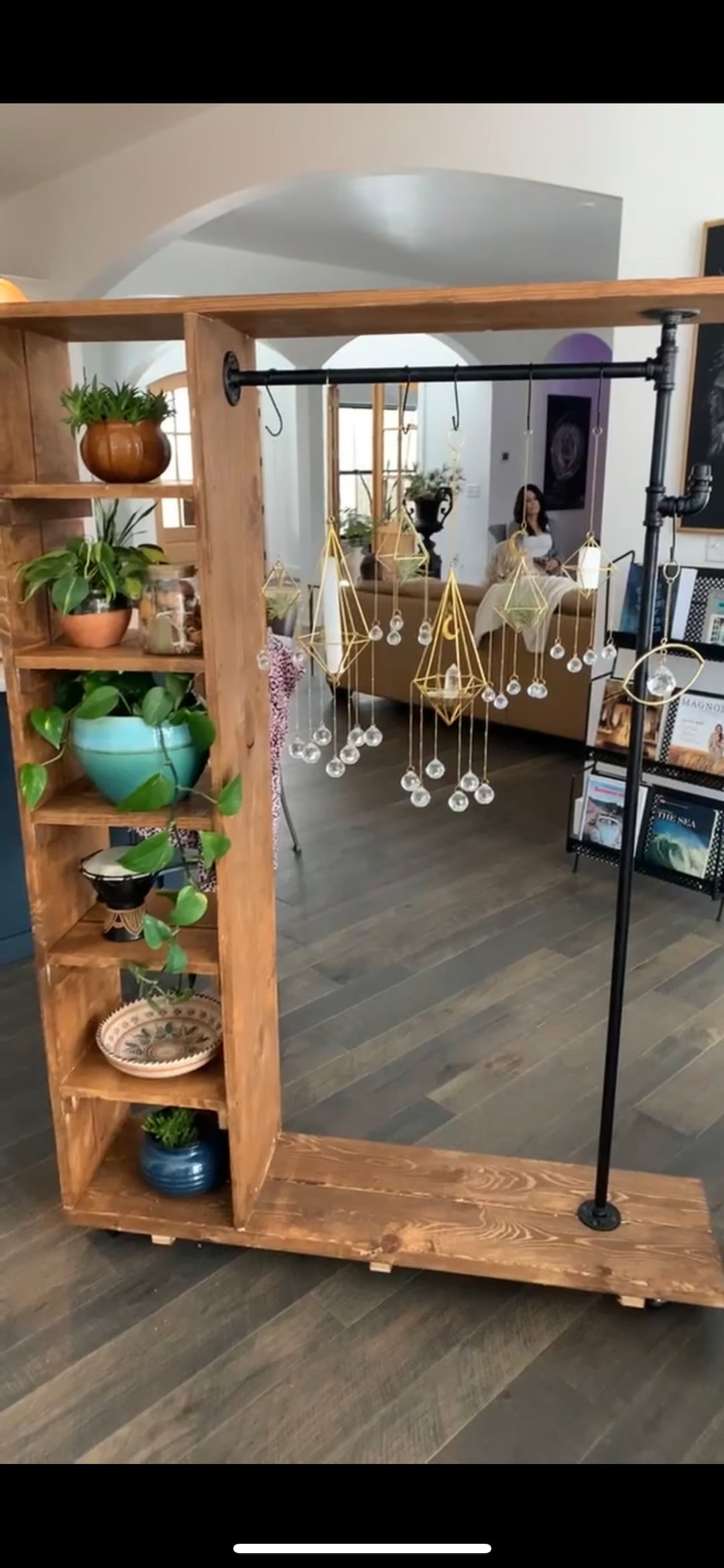 DIY Rustic Clothes Rack | Plant Stand | Boho - Etsy