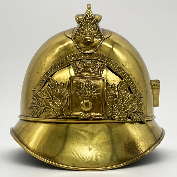 Antique Fireman Helmet - Etsy