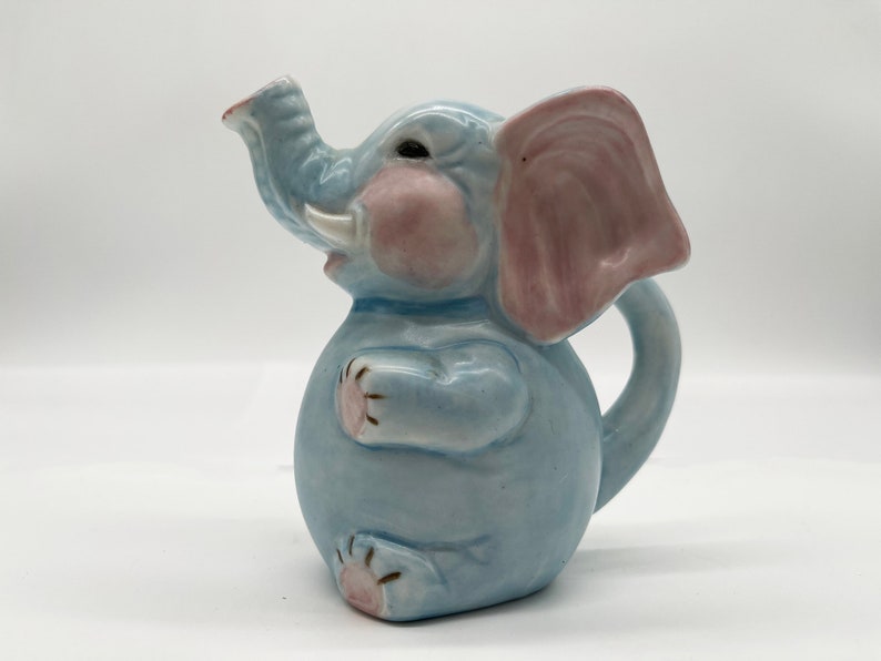 Vintage Kitsch Ceramic Elephant Pitcher-creamer - Etsy