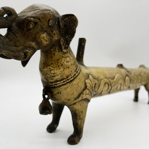 Vintage Brass Elephant Wiener-dog Dachshund Figure Sculpture - Etsy