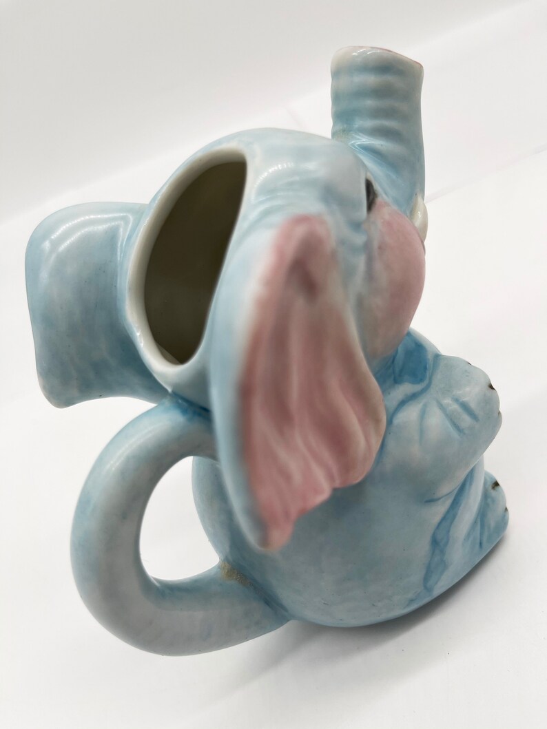 Vintage Kitsch Ceramic Elephant Pitcher-creamer - Etsy