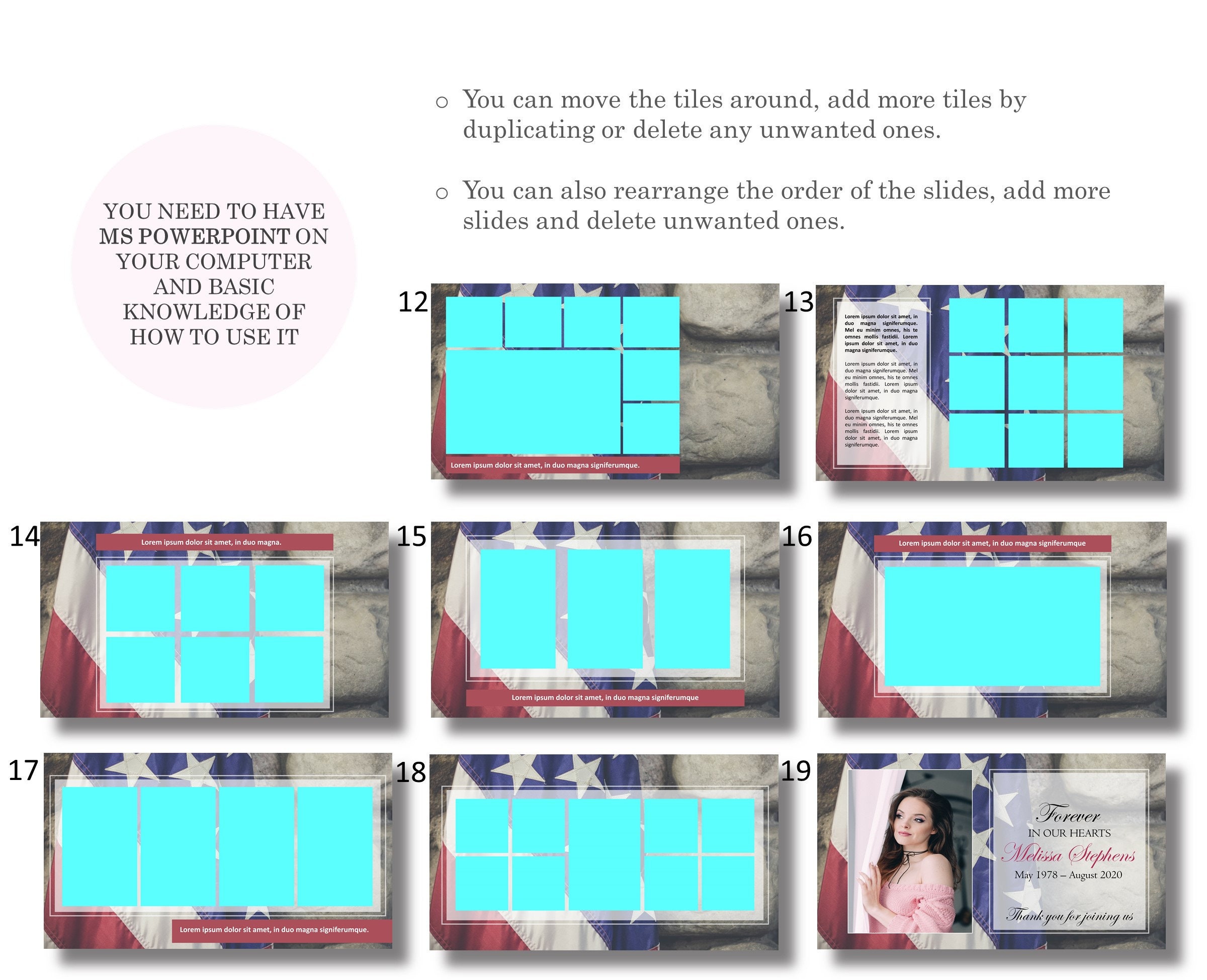 Military Funeral Powerpoint Presentation Funeral Slide Show | Etsy UK