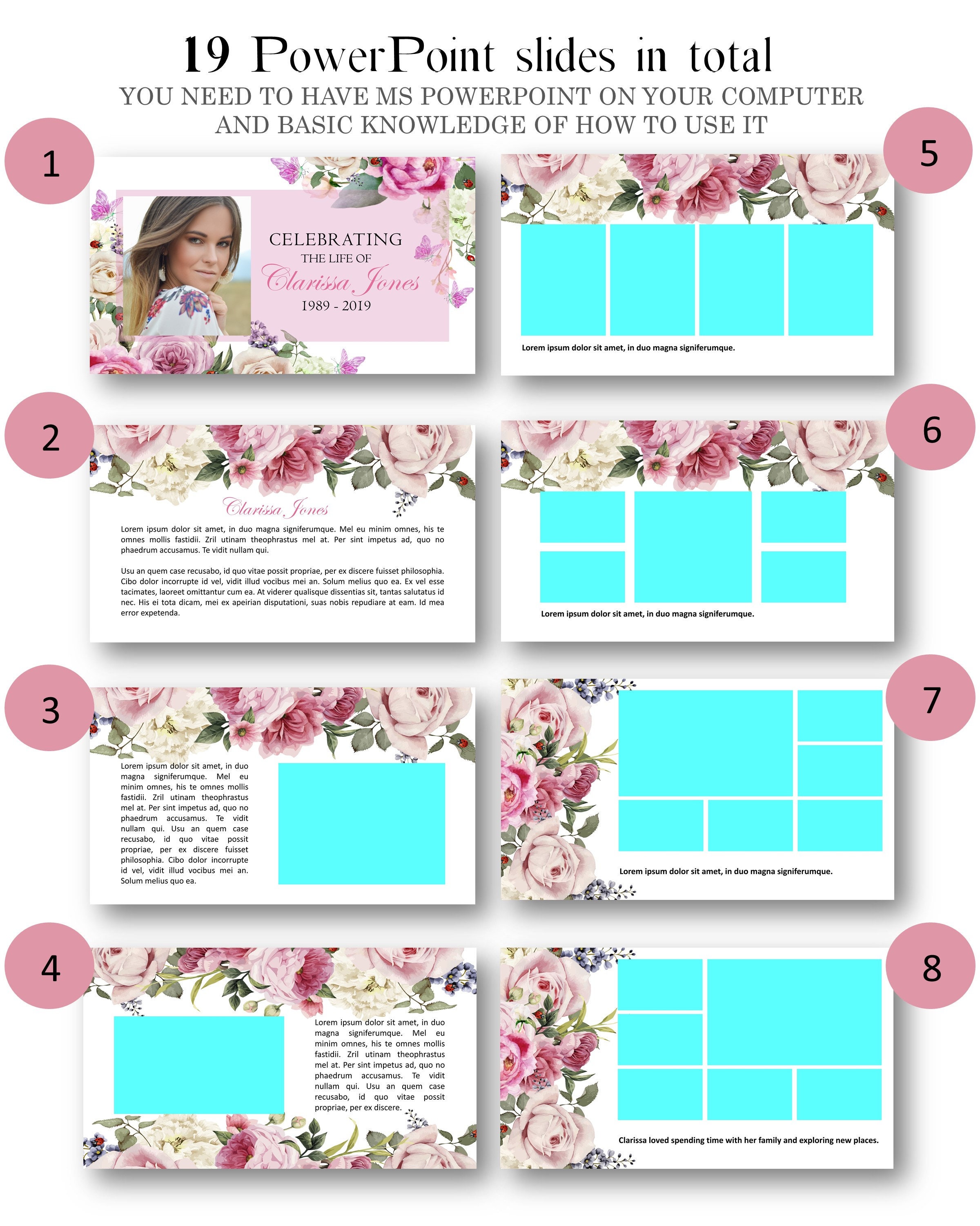 Funeral Powerpoint Presentation, Funeral Slide Show Template ...