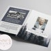 4 Page Tree Funeral Program Template, Memorial Program Template ...