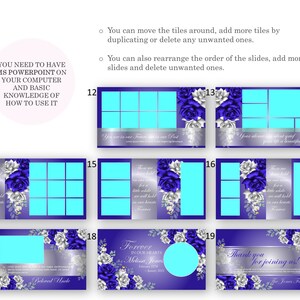 Blue and Silver Roses Funeral Powerpoint Presentation, Funeral Slide ...