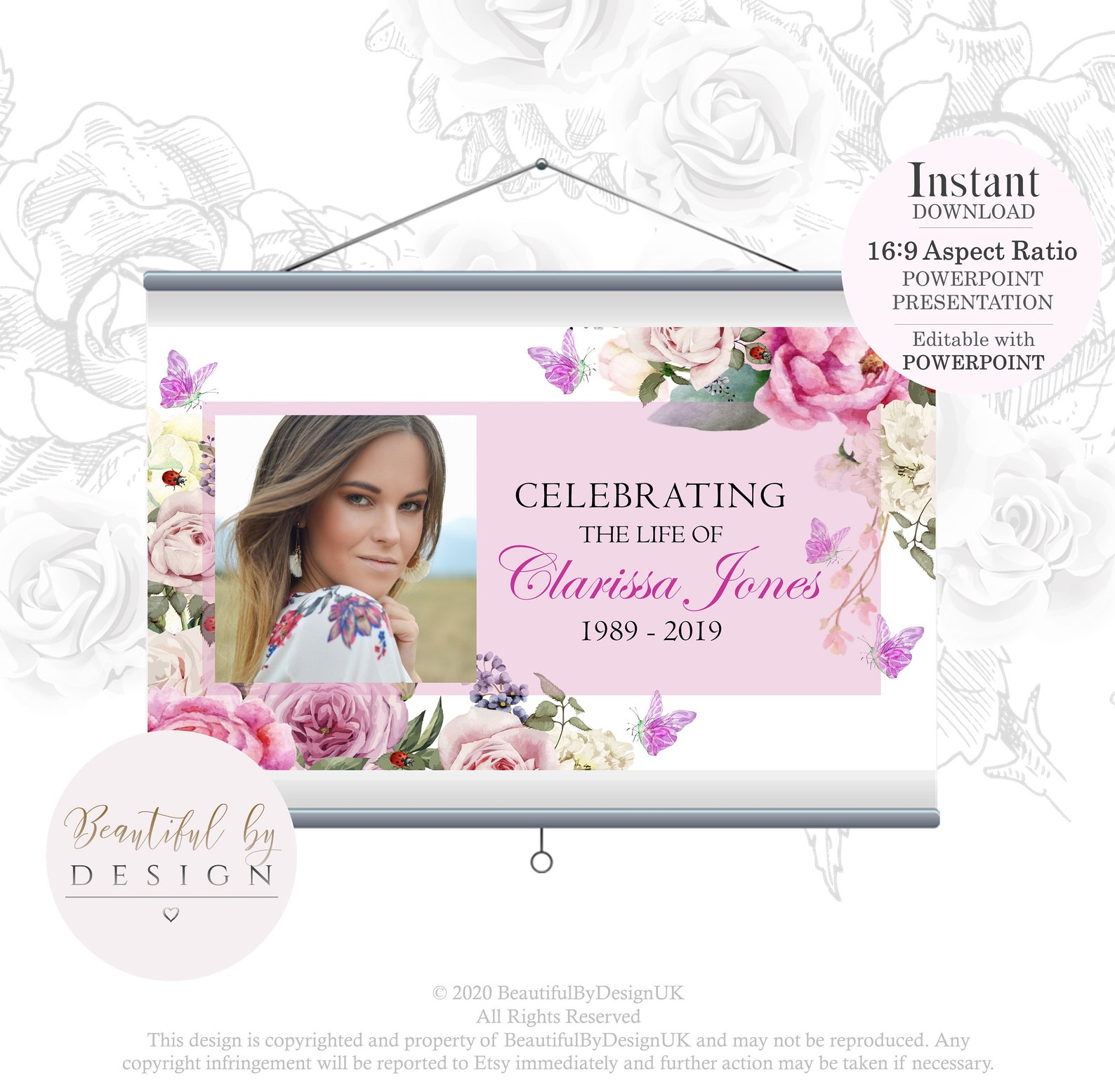 Funeral Powerpoint Presentation, Funeral Slide Show Template ...