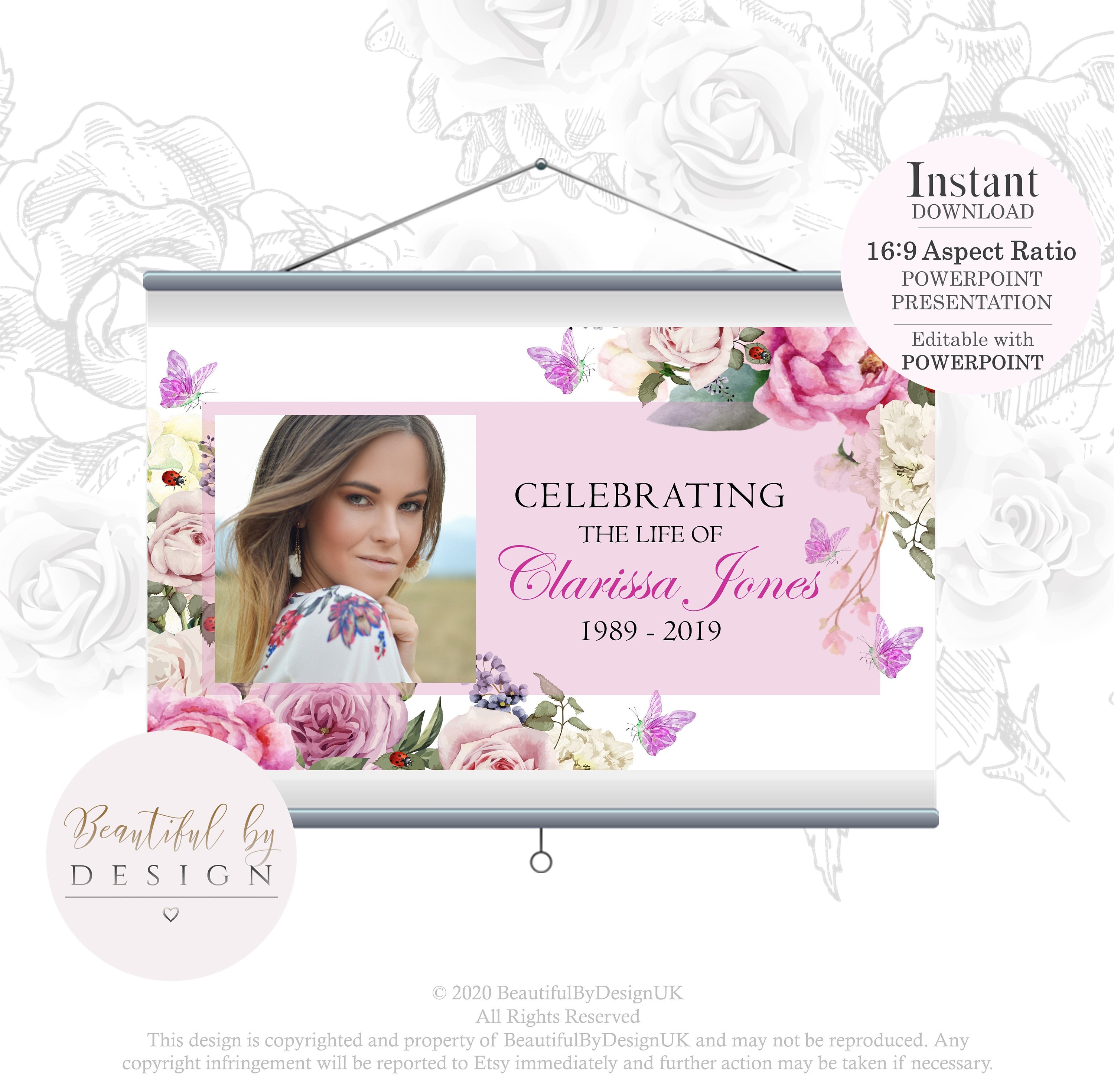 Funeral Powerpoint Presentation, Funeral Slide Show Template ...