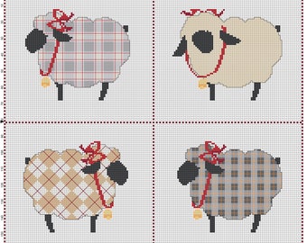 Sheep Cross Stitch Pattern | Etsy