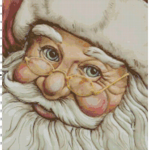 Santa Cross Stitch Pattern Christmas Cross Stitch Pattens - Etsy