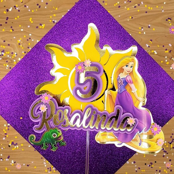 Rapunzel Cake Topper - Etsy