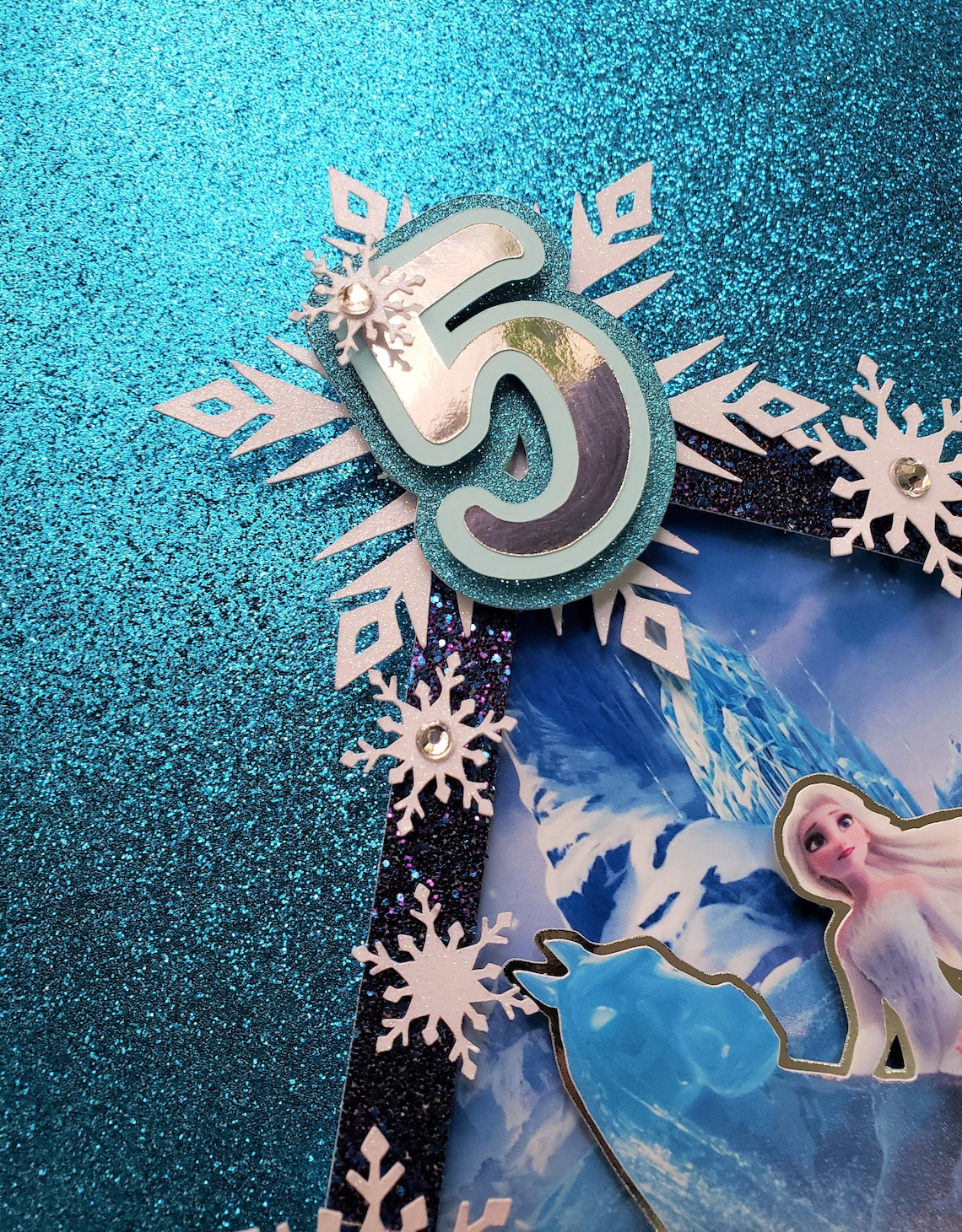 FROZEN CAKE TOPPER Frozen Theme Cake Topper Ana and Elsa - Etsy