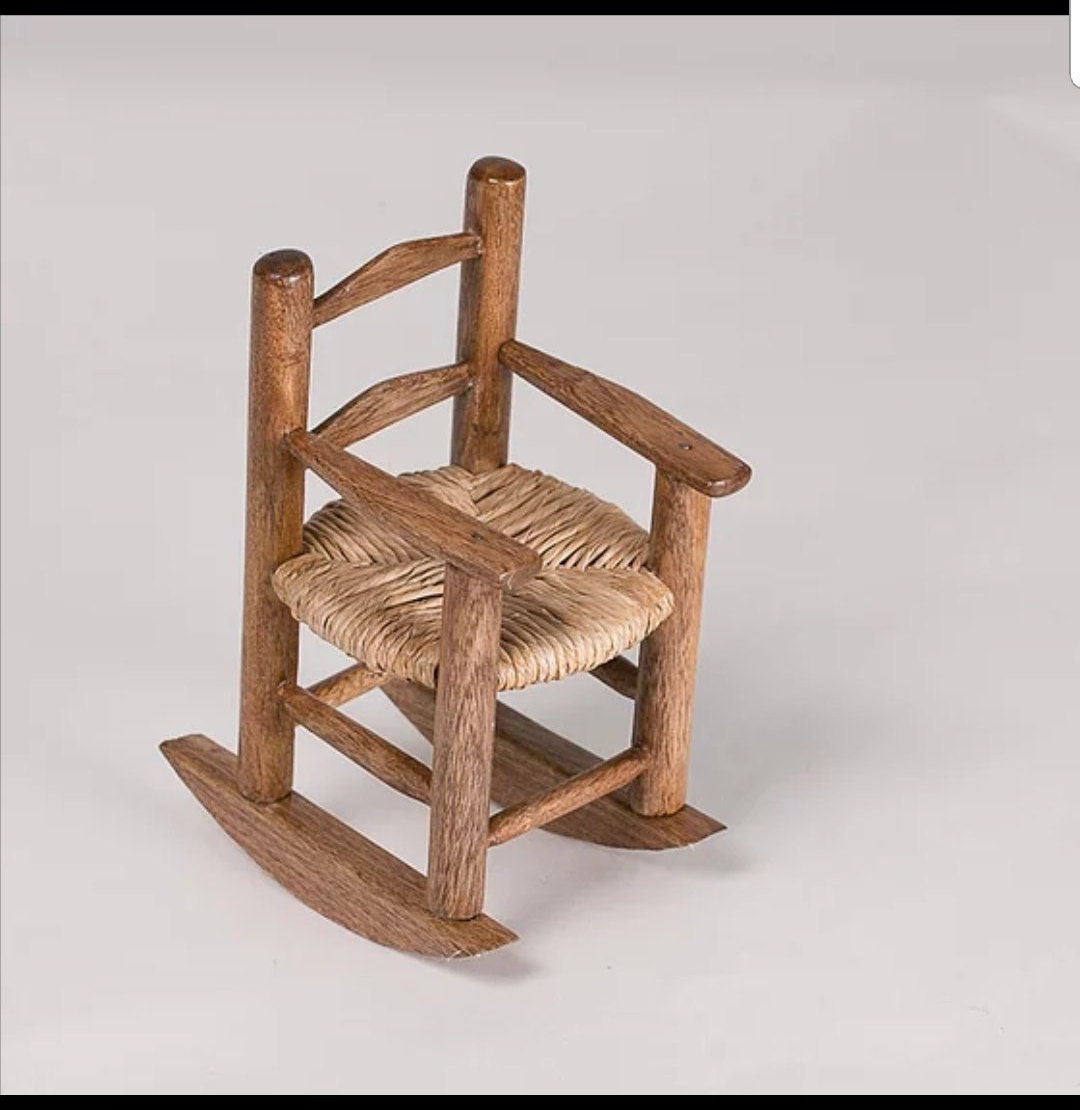 Mini-rocking Chair ladder-back Style - Etsy
