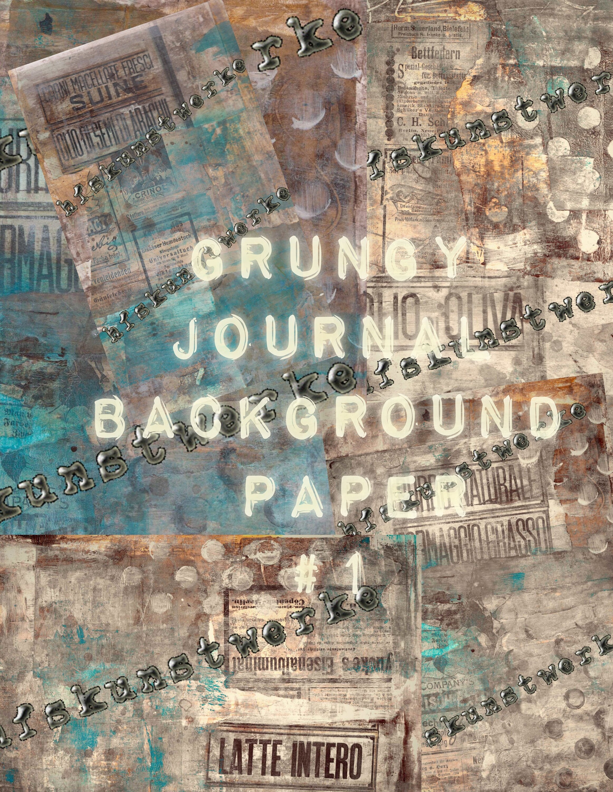 Journal Backgrounds Grungy, Vintage Art, Junk Journal, Background Pages ...