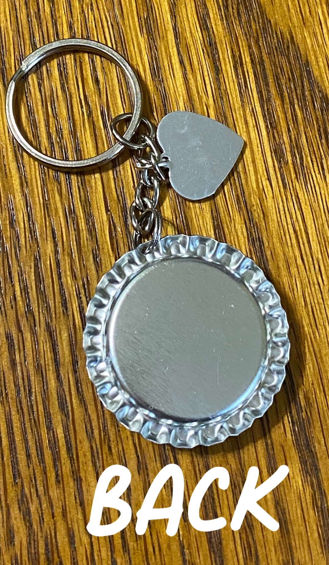 Personalized Bottle Cap Keychain - Etsy