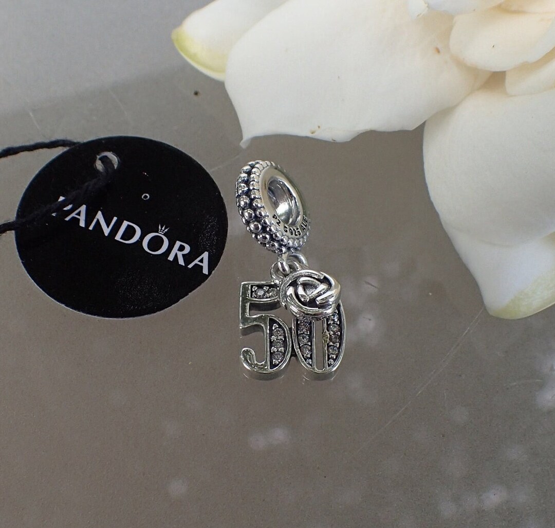New Authentic Pandora 50th Celebration Charm Birthday - Etsy