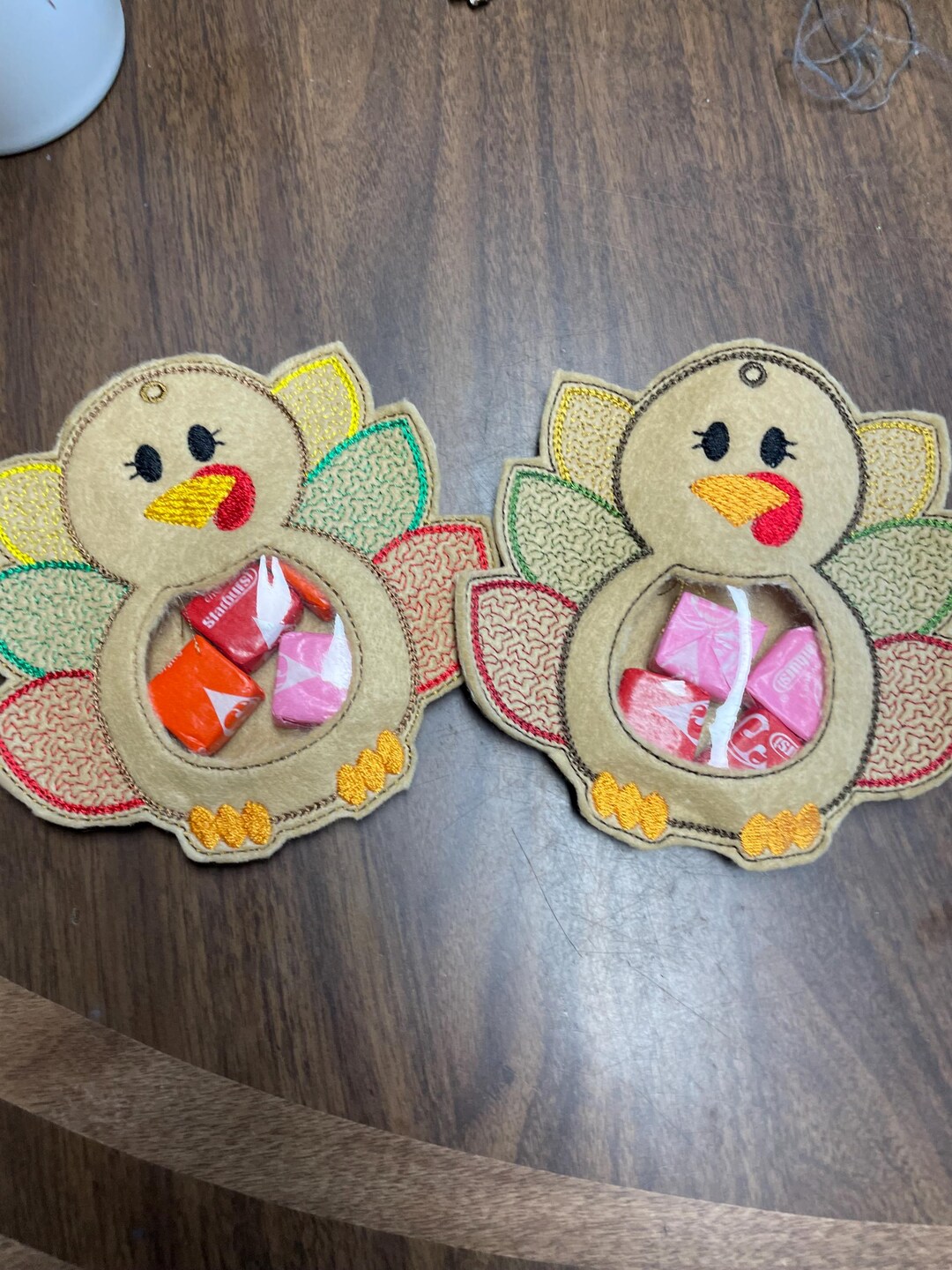 Turkey Thanksgiving Treat Pouch, Treat Bag, Money Pouch, Gift Card, the ...