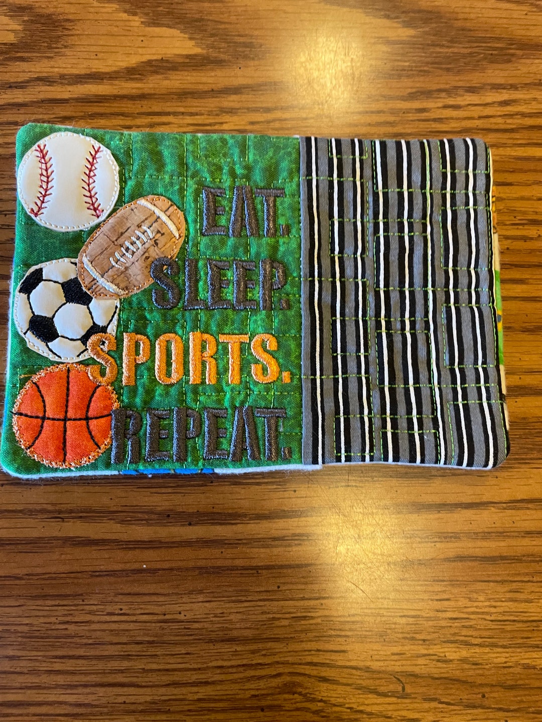 Sports Soccer, Basketball, Baseball, Football Mug Rug, Coaster, Small ...