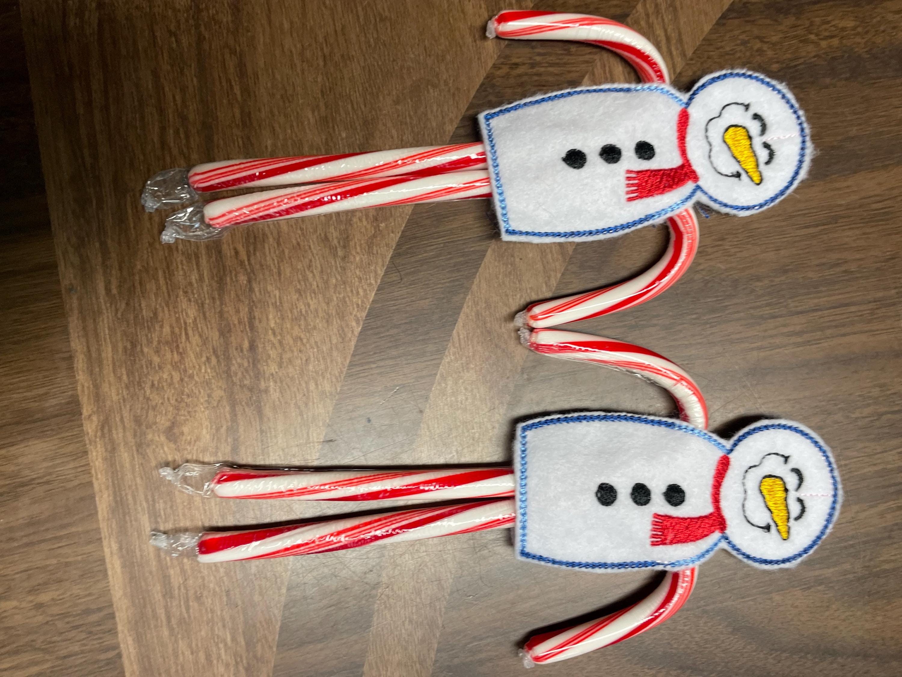 Candy Cane Holders, Treat Bag, Christmas Candy Cane Holder, Candy Cane ...