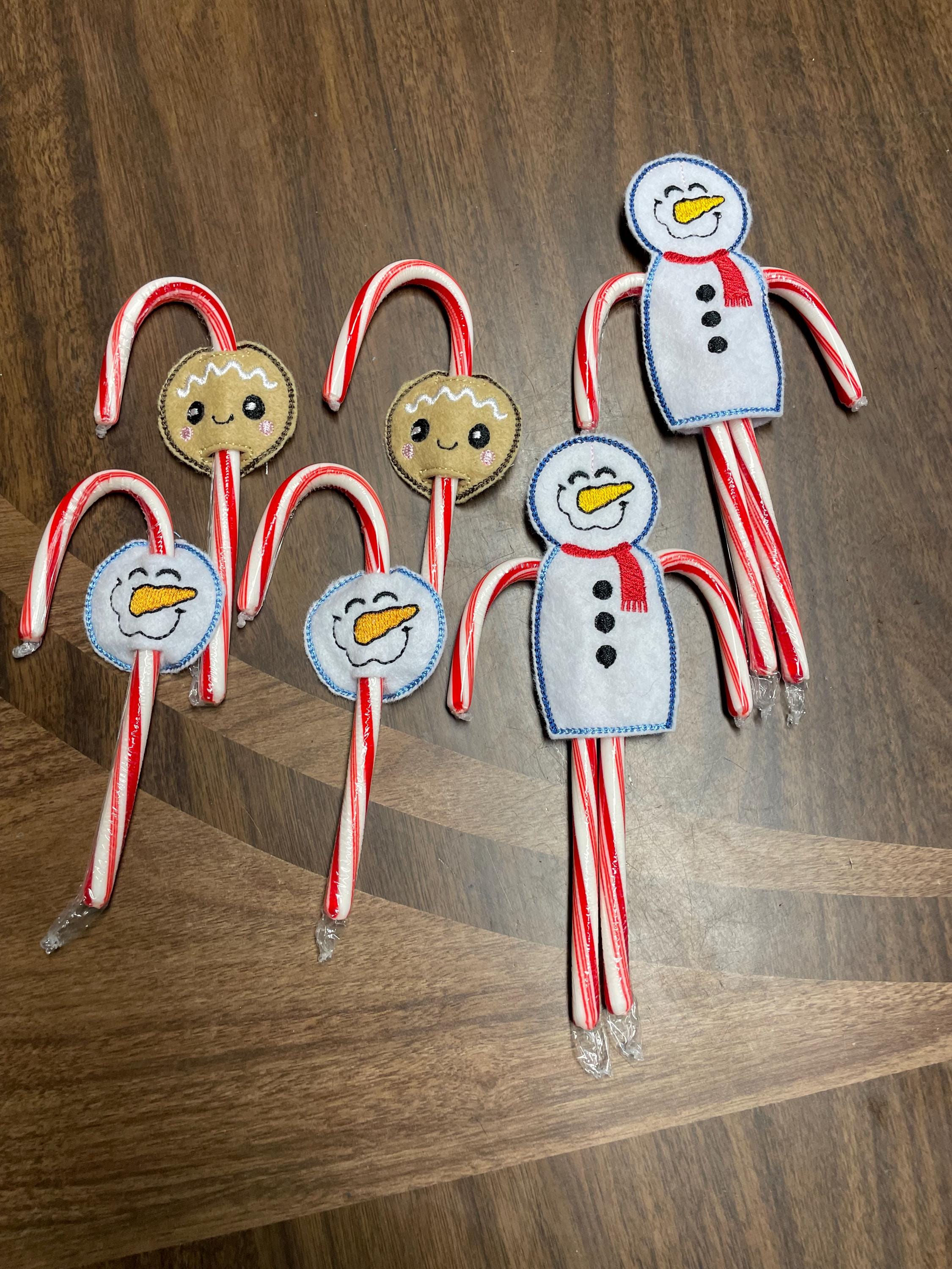 Candy Cane Holders, Treat Bag, Christmas Candy Cane Holder, Candy Cane ...